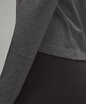 Lululemon Swiftly Tech Long-sleeve Shirt 2.0 - Spandex Stripe Black/white