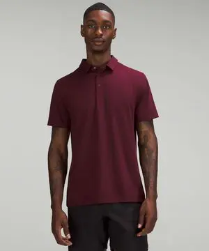 Lululemon Evolution Short-sleeve Polo Shirt Cassis