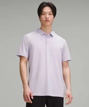 Lululemon Evolution Short-sleeve Polo Shirt Heathered Lilac Ether