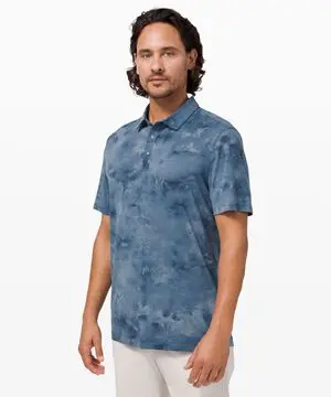 Lululemon Evolution Short-sleeve Polo Shirt Printed