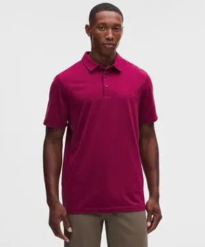 Lululemon Evolution Short-sleeve Polo Shirt Raspberry Rave