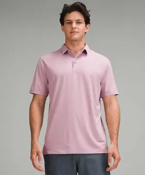 Lululemon Evolution Short-sleeve Polo Shirt Rose Blush