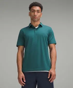 Lululemon Evolution Short-sleeve Polo Shirt Storm Teal