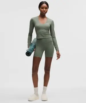 Lululemon Align™ High-rise 6" Short - Willow Leaf