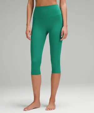Lululemon Align High-Rise Cropped Leggings Cascadia Green