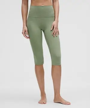 Lululemon Align High-Rise Cropped Leggings Desert Green