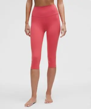 Lululemon Align High-Rise Cropped Leggings Desert Red