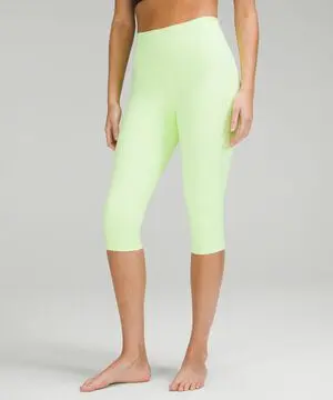 Lululemon Align High-Rise Cropped Leggings Faded Zap