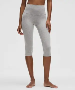 Lululemon Align High-rise Cropped Leggings - Heathered Core Medium Grey
