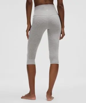 Lululemon Align High-rise Cropped Leggings - Heathered Core Medium Grey
