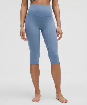 Lululemon Align High-Rise Cropped Leggings Washed Denim