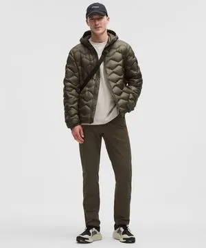 Lululemon Abc Classic-fit 5-pocket Pants " Inseam - Olive Brown