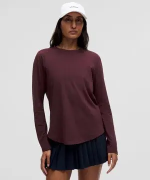 Lululemon Lululemon Love Long-Sleeve Shirt Garnet