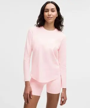Lululemon Love Long-sleeve Shirt - Pink Pearl