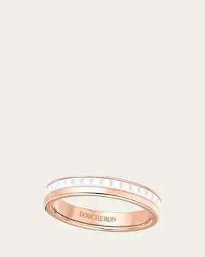 Boucheron Quatre Wedding Band - Rose Gold