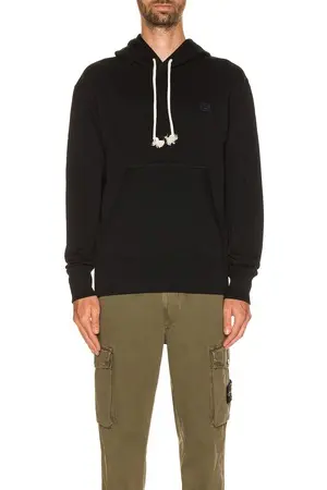 Acne Studios Fennis Face Hoodie - Black