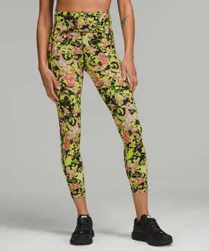 Lululemon Lululemon Swift Speed High-Rise Tight 25" Inflect Floral Highlight Yellow Multi