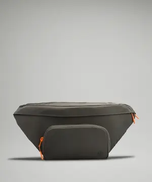 Lululemon The Rest Is Written Belt Bag - Grey Sage/highlight Orange