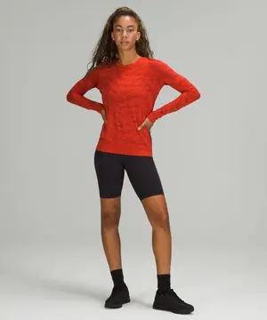 Lululemon Swiftly Breathe Relaxed-fit Long Sleeve Shirt