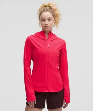 Lululemon Lululemon Mist Over Windbreaker Red Glow