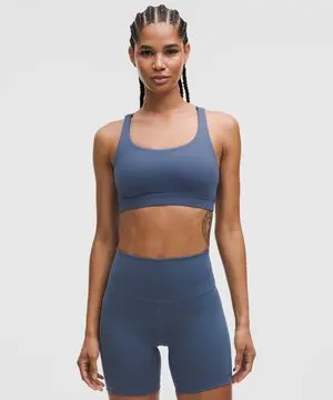 Lululemon Energy Bra Blue Twill