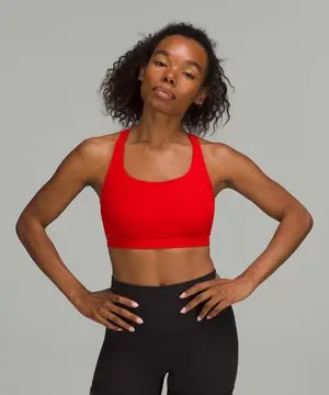 Lululemon Energy Bra Dark Red
