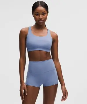 Lululemon Energy Bra Prep Blue
