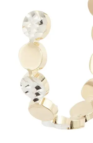 Jennifer Zeuner Jewelry Bea Hoop Earrings - Two-tone