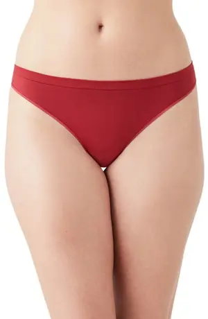 Wacoal Comfort Intended Daywear Thong Garnet