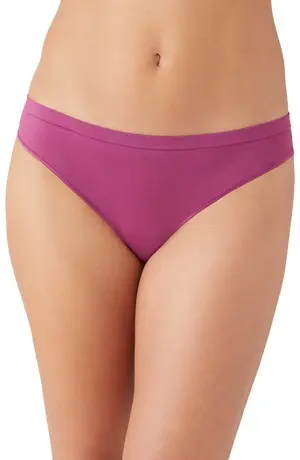 Wacoal Comfort Intended Daywear Thong Raspberry Coulis