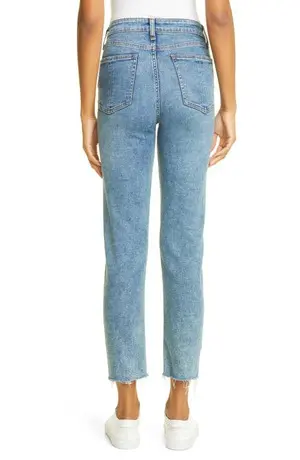 Rag & Bone Nina Ripped High Waist Ankle Cigarette Jeans