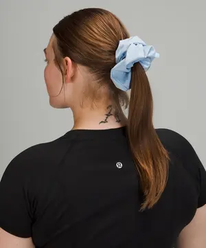Lululemon Oversized Scrunchie Blue
