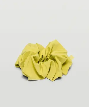 Lululemon Oversized Scrunchie Yellow