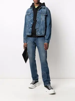 Off-White Slim-fit Logo Jeans