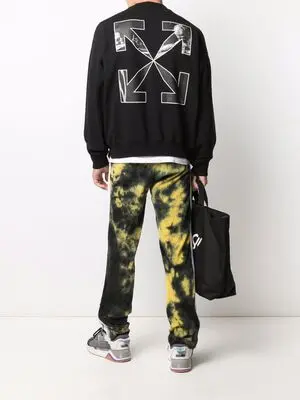 Off-White Arrows Motif Cotton Sweatshirt