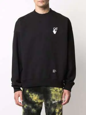 Off-White Arrows Motif Cotton Sweatshirt