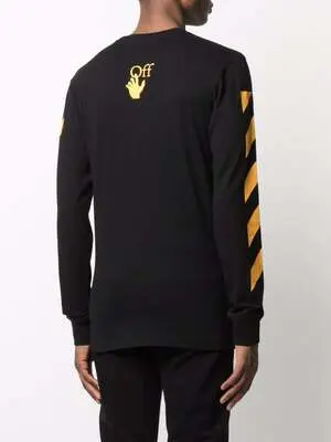 Off-White Caravaggio Print Long-sleeve T-shirt - Black