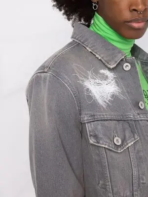 Off-White Arrows Motif Denim Jacket