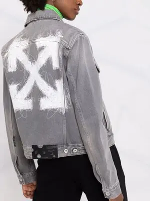 Off-White Arrows Motif Denim Jacket