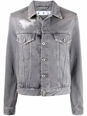 Off-White Arrows Motif Denim Jacket