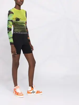 Off-White Arrows Motif Knitted Shorts