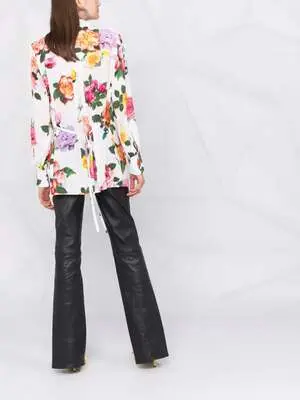 MSGM Floral-print Shirt