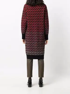 FERRAGAMO Intarsia-knit Cardigan Coat