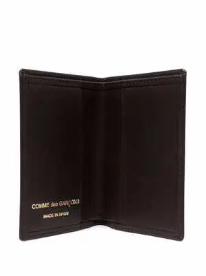 Comme Des Garçons Bi-fold Leather Wallet - Brown