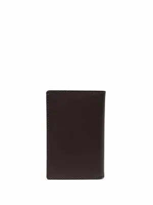 Comme Des Garçons Bi-fold Leather Wallet - Brown