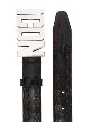 Dsquared2 Logo-plaque Buckle Belt - Black