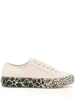 FERRAGAMO Gancini Printed-sole Sneakers