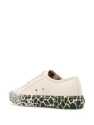 FERRAGAMO Gancini Printed-sole Sneakers