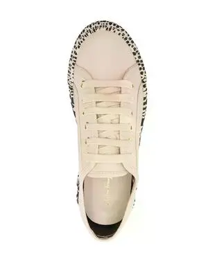 FERRAGAMO Gancini Printed-sole Sneakers