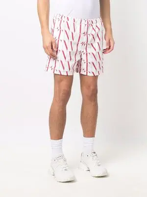 Valentino Garavani Vltn-print Swim Shorts